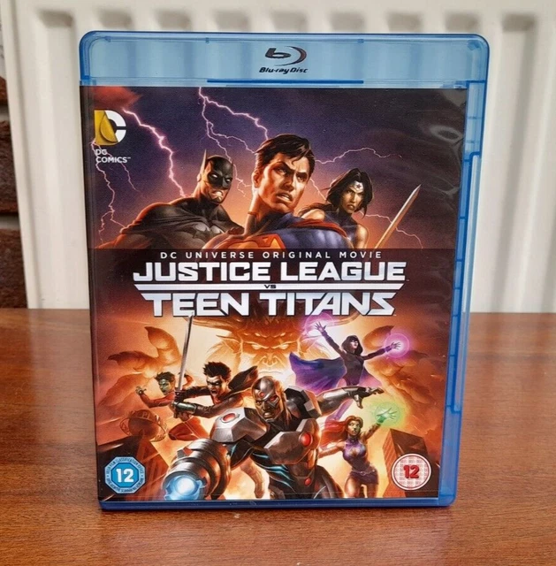 JUSTICE LEAGUE VS Teen Titans Animated Movie Blu-Ray Set Watched Once £4.87 - PicClick UK