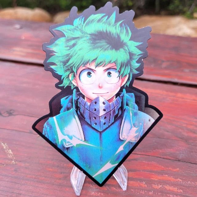 MY HERO ACADEMIA Bakugo and Midoriya 3D Lenticular Motion Car Sticker ...