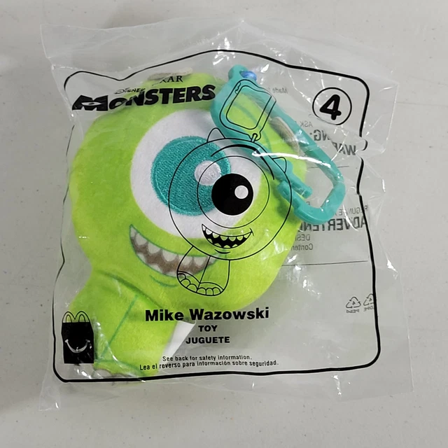 New 2020 Mcdonalds Disney Pixar Monsters Inc Mike Wazowski Plush Happy