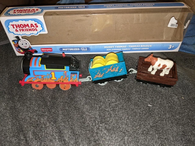 THOMAS & FRIENDS Fisher-price Motorised Muddy Thomas Box But No Inserts ...