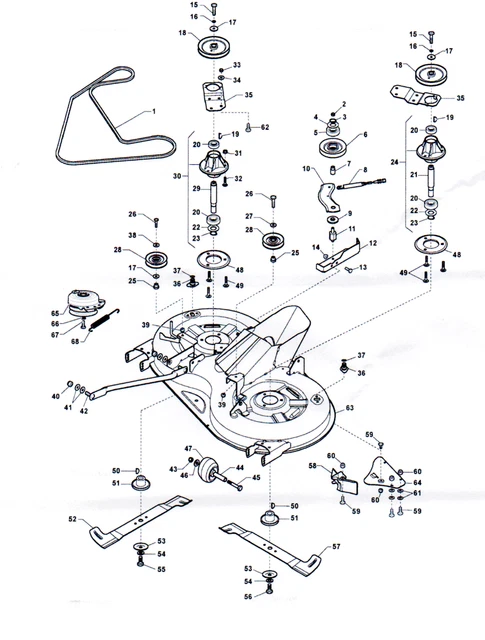 CASTEL GARDEN Twin cut/Mountfield/Honda Blade Boss Kit F72/ TC92/ TC102 ...