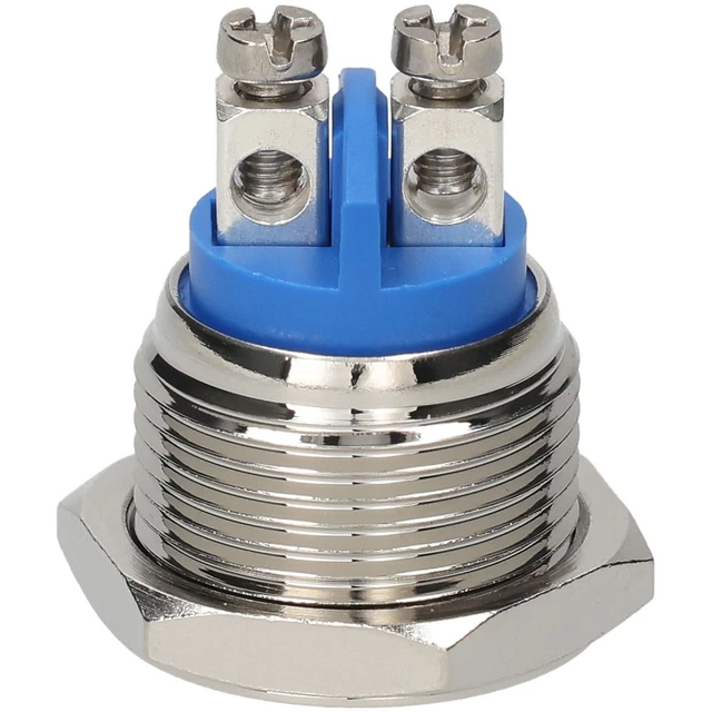 R-TECH 16MM IP65 Vandal Resistant Switch SPST Flat Nickel £6.52 - PicClick UK
