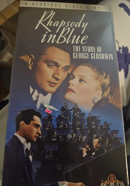 RHAPSODY IN BLUE (VHS, 1945) The Story Of George Gershwin $25.00 ...