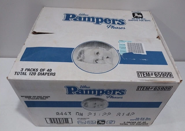 Vintage Pampers Diapers FOR SALE! - PicClick UK