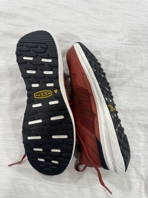 KEEN SPEEDWORKS CARBON Toe Work Sneaker Red Ochre Men's Size 11 F2413 ...