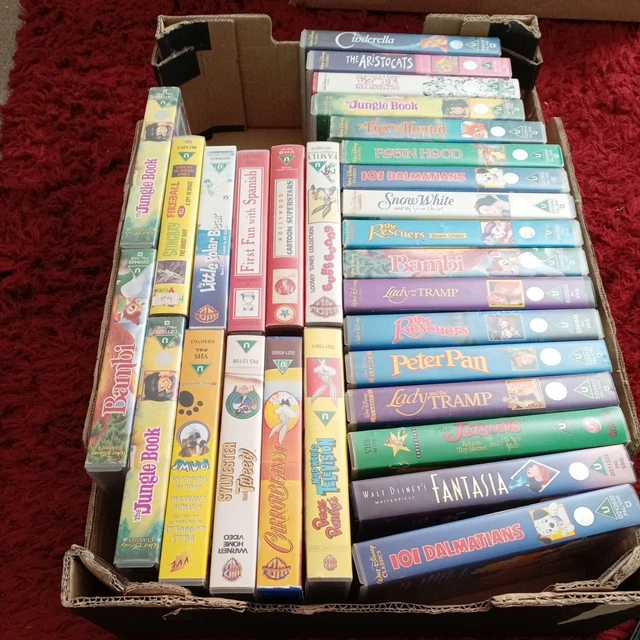 29 X VHS video joblot disney looney tunes hanna barbera lot FREE ...