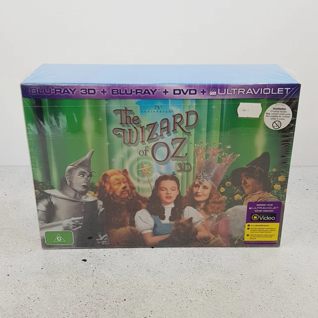 THE WIZARD OF OZ 3D Blu Ray 75th Anniversary Limited Collector's ...