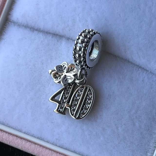 PANDORA 40TH 40 Birthday Years Of Love Anniversary Celebration Charm ...