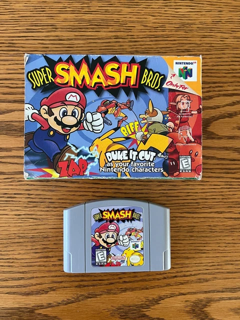 NINTENDO 64 N64 Super Smash Bros Authentic Game & Box $204.59 - PicClick CA