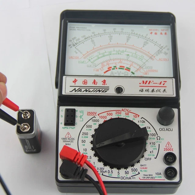 ANALOG MULTIMETER TESTER f r Batteriespannungswiderstand und Audiopegel ...