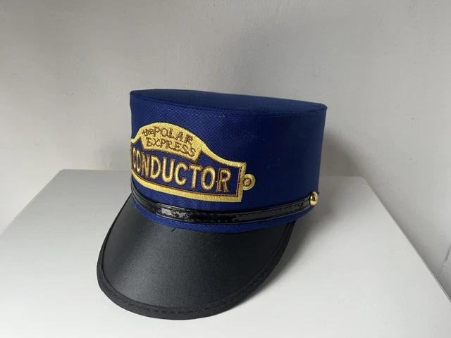 POLAR EXPRESS TRAIN Conductor Hat Cap - Warner Brothers - Size Youth ...