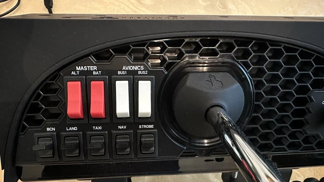 HONEYCOMB AERONAUTICAL ALPHA Flight Controls Yoke & Switch Panel $55.00 ...