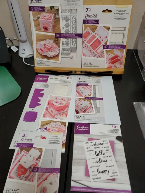 CRAFTERS COMPANION Gemini Dimensionals Exploding Box Stamp , Die And ...