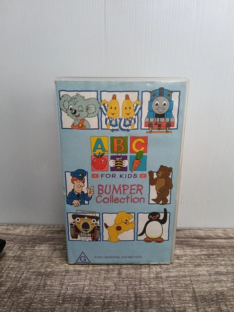 ABC FOR KIDS Bumper Collection VHS Rare Vintage 90s Merchandise ...