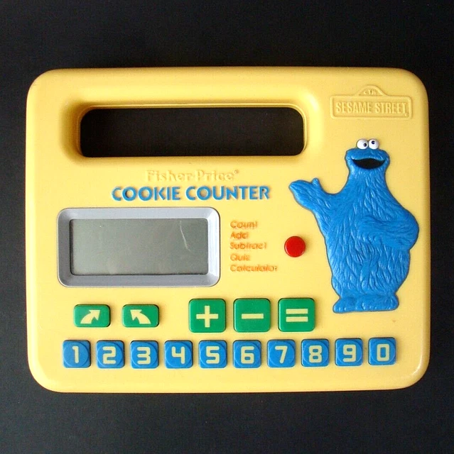 1985 FISHER-PRICE SESAME Street Cookie Counter Cookie Monster Tested ...