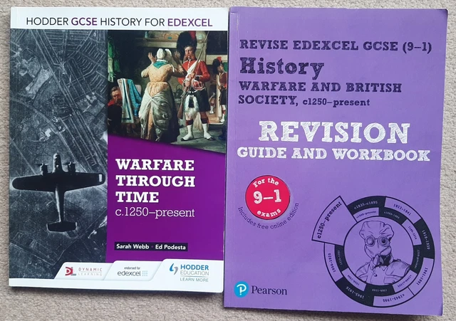 GCSE EDEXCEL HISTORY Hodder Warfare through time Pearson revision ...