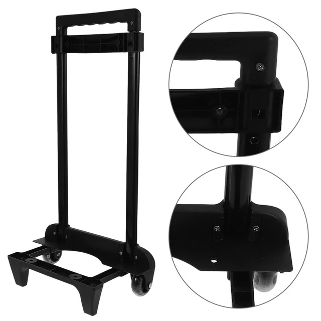 TELESCOPIC HANDLE FOLDABLE Trolley Cart Aluminum Alloy Large Capacity ...