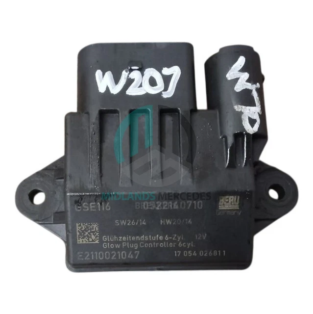 MERCEDES-BENZ E CLASS W207 W212 Glow Plug Control Module Relay ...
