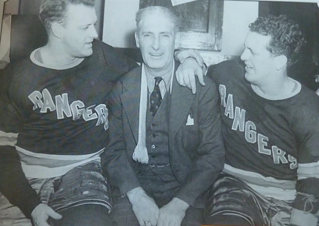 NHL HOCKEY PHOTO Print New York Ranger Lester Patrick And Brothjers $6. ...