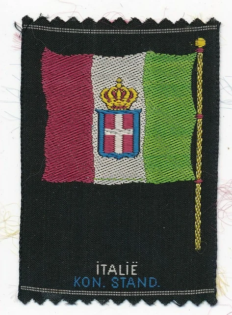 SILK CIGARETTE CARD Turmac (1930) : Flag of Italy (bright) EUR 1,76 ...
