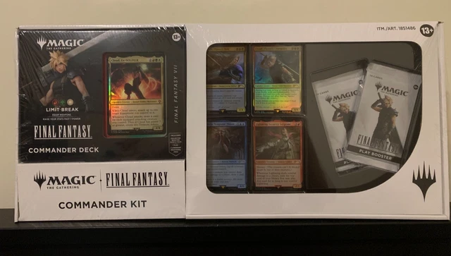 MAGIC FINAL FANTASY Commander Kit Limit Break MTG Cloud New Sealed $149 ...