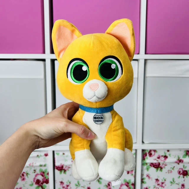 DISNEY STORE TALKING Sox Orange Cat Buzz Lightyear Plush Stuffed Soft ...