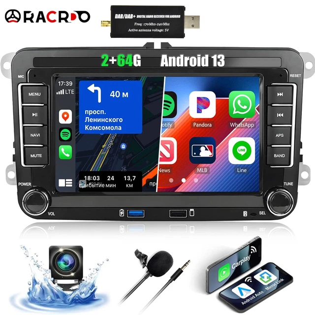 ANDROID 13 AUTORADIO DAB Carplay GPS Navi für VW Touran Passat Golf 5 6 Polo EOS EUR 149,99 ...