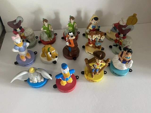 DISNEY MCDONALD’S 1999 Disneyland Paris Happy Meal Stamp Train Toys X14 ...