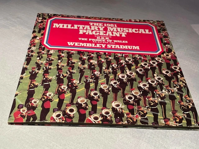 1981 MILITARY MUSICAL Pageant Double Vinyl Record LP Album & Wembley ...