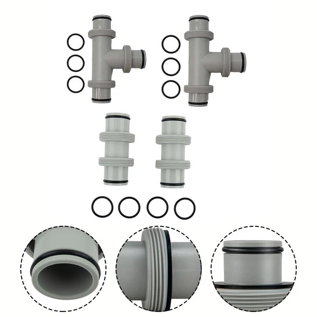 ENSEMBLE DE CONNECTEURS de tuyaux de piscine conviviaux pour l ...