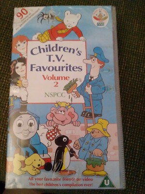 NSPCC CHILDREN’S TV FAVOURITES VOLUME 2 VHS Video Tape Cassette Vintage ...