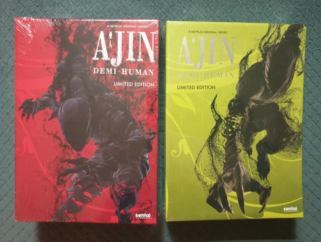 AJIN DEMI-HUMAN SEASON 1 + 2 limited premium collectors edition bluray ...