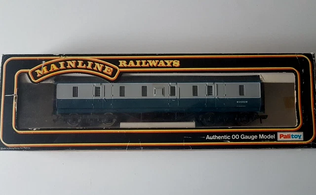 MAINLINE BR MK 1 Parcels Van 37-304 BG 50' Blue/Grey Boxed Brake coach ...