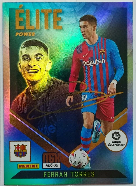 FERRAN TORRES FC Barcelona Elite Power Megacracks MGK 2022 23 PARALLEL ...