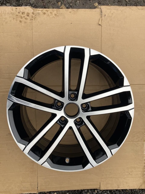 1X SINGLE VW GOLF MK7 GTD 18” NOGARO ALLOY WHEEL RIM 5G0601025AQ ...
