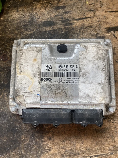 VW POLO LUPO 1.4 Engine Control Module ECU 030906032DJ 0261208097 £15. ...