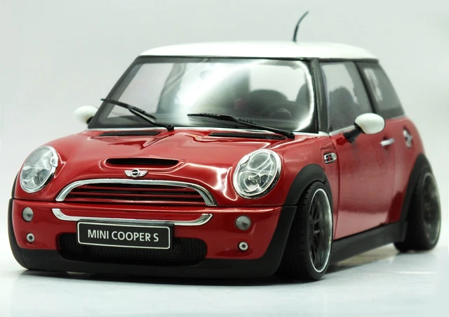 1:18 KYOSHO CUSTOM "BMW R53 MINI COOPER S (Red/ White) MODIFIED Code 3 ...