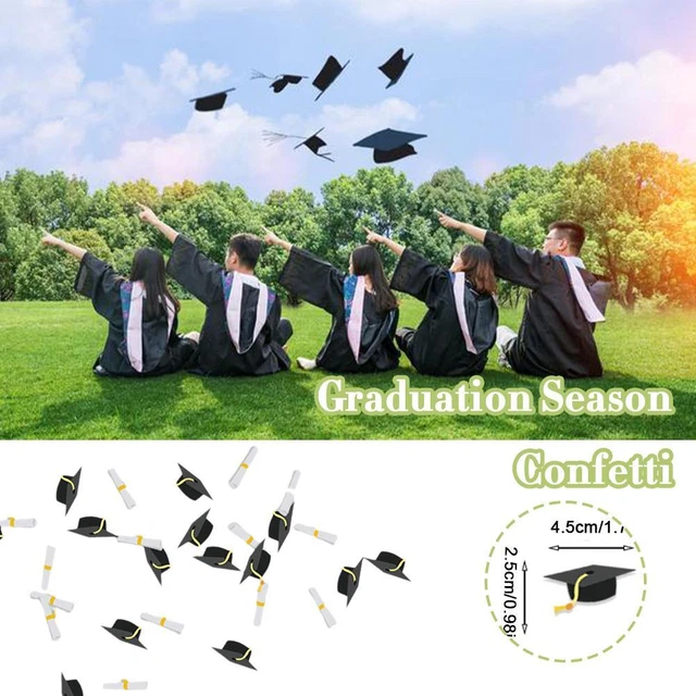 2024 CONGRATS GRAD Graduation Confetti 2024 - Pack of | 100/500 Decor V0U8 EUR 8,49 - PicClick IT