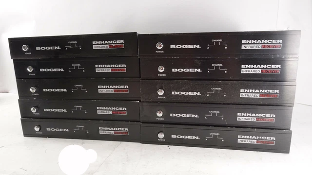 LOT DE 10 Bogen BCWR Dual-Channel Infra-Rouge Récepteur Sans AC ...
