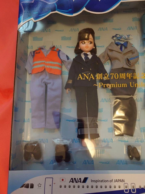 ANA 70TH ANNIVERSAIRE Licca-Chan Poupée Ensemble - Pilote & Ras Uniformes - EUR 632,10 - PicClick FR