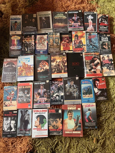 VHS BOXES ONLY Video Rental Store Display Sealed And Unsealed No Tapes ...