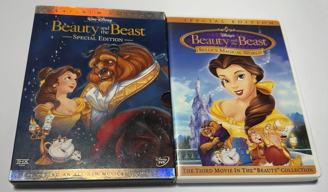 DISNEY’S BEAUTY & The Beast 2 DVD Bundle. Includes Platinum Special ...