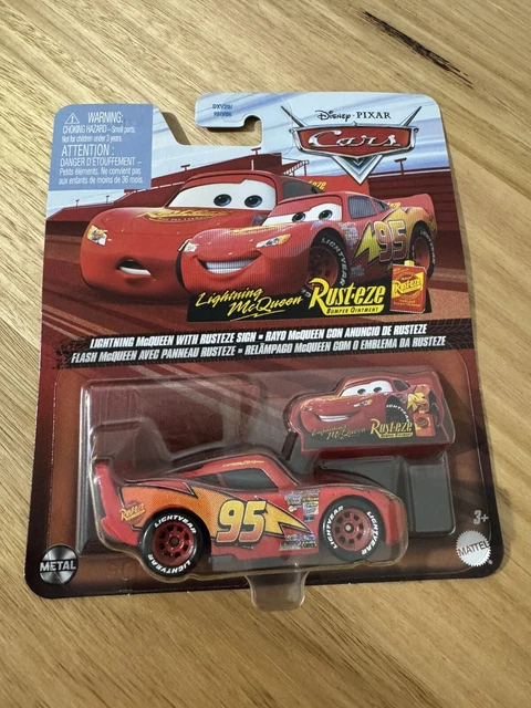 DISNEY PIXAR CARS. Lightning McQueen With Rusteze Sign. $14.95 ...