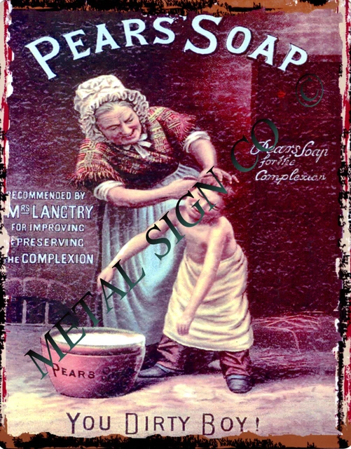 PEARS SOAP BATHROOM,TOILET metal wall sign pub,bar shed garage cafe ...