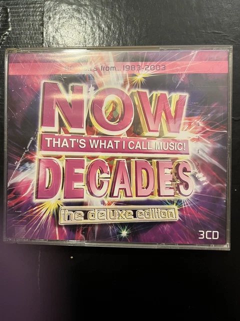 NOW THAT’S WHAT I Call Music DECADES used 60 track No1s Compilation CD ...