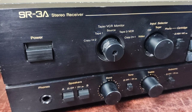 NAKAMICHI SR-3A STEREO Receiver Stasis *Powers Up, Doesn't Work* As-Is For Parts $139.49 ...