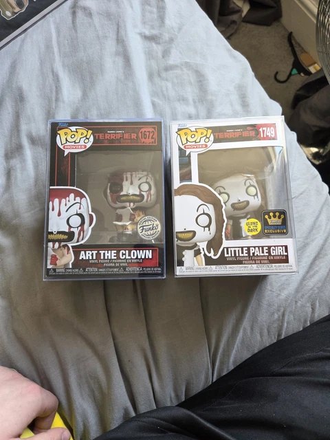TERRIFIER ART THE Clown #1672 Little Pale Girl Funko Pop! Vinyl Bundle ...