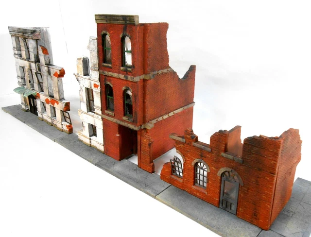 DIORAMAS PLUS &URBAN Building Ruins" 1/35 Diorama Huge Kit Super ...