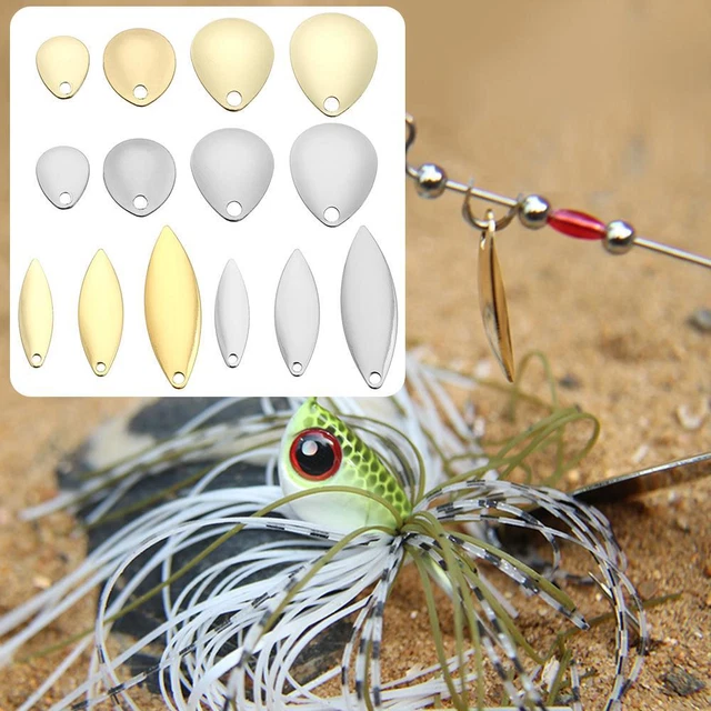 VIBRATION SEQUIN METAL WillowMetal Fishing Attractor Spinner VIB Lure ...