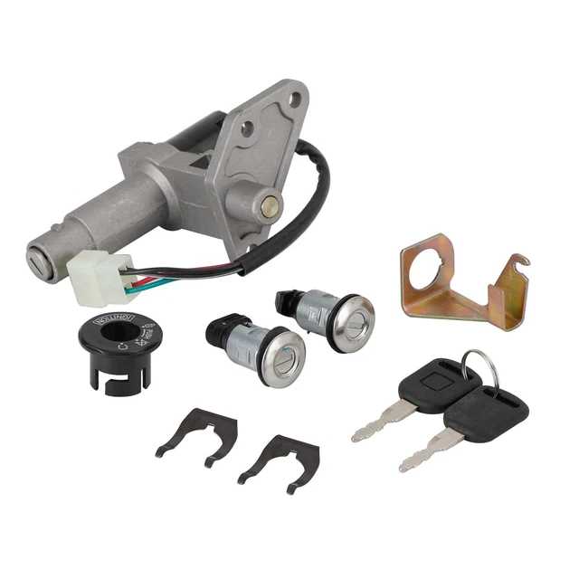 IGNITION LOCK SET GY6 50-150cc Tank Roketa MotoBravo Jonway BMS Lance ...